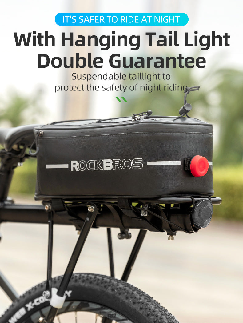 ROCKBROS Deluxe Bicycle Rear Rack Bag – Velotric