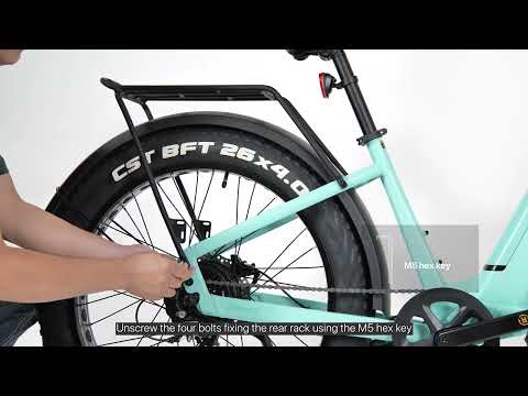 Velotric Nomad 1 Ebike Rear Rack - Adventure Ready - Ebike Accessories